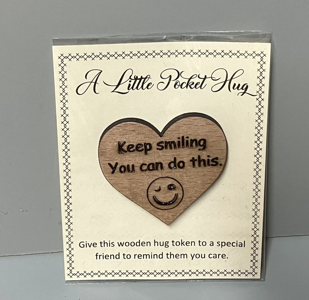 Pocket Hug Tokens – Just From the Woodshed